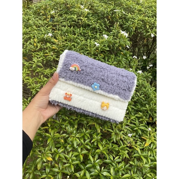 Jual Tas Rajut kanvas kotak by kawami | Shopee Indonesia