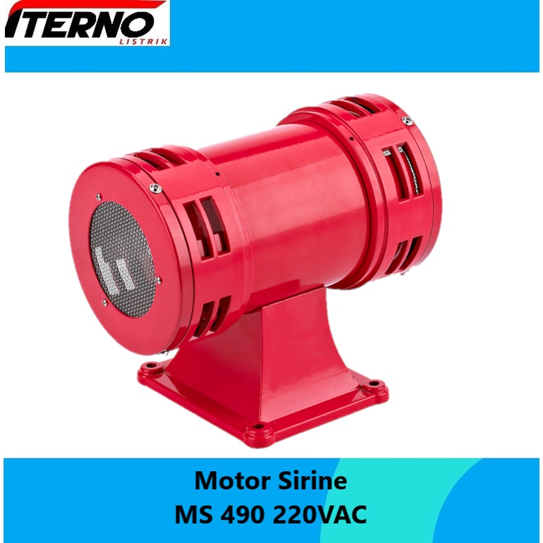 Jual Motor Sirine Sirene MS-490 MS490 220VAC Iterno | Shopee Indonesia