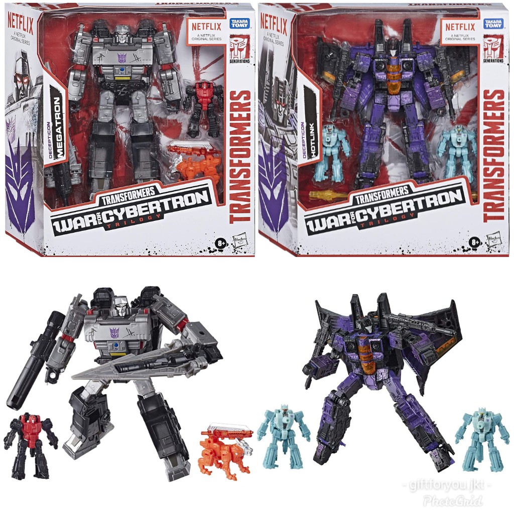 Jual Transformers Cybertron Trilogy Voyager Class Action Figure Megatron Hotlink Decepticon ...