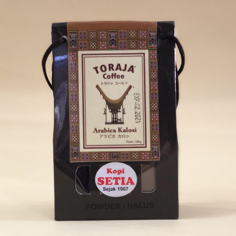 Jual KOPI SETIA ARABICA KALOSI 100gr - TORAJA COFFEE | Shopee Indonesia