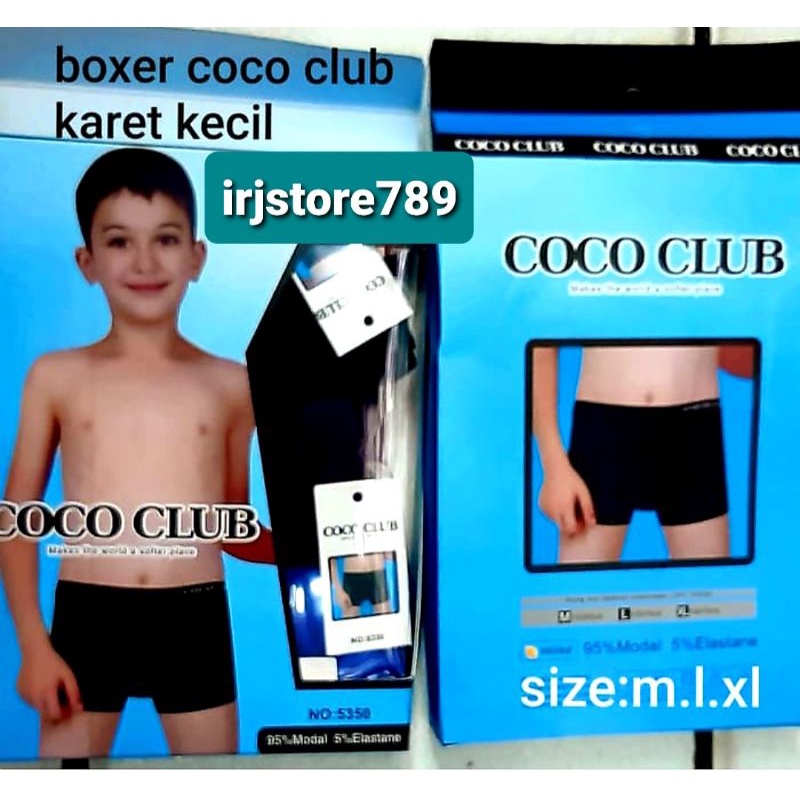 Jual BOXER COCO CLUB ANAK 5350 POLOS WARNA | Shopee Indonesia