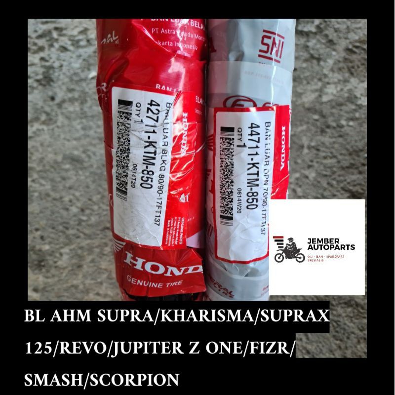 Jual BAN LUAR Motor 70 90 17 / 80 90 17 Federal AHM SUPRA/SUPRAX 125/KHARISMA | Shopee Indonesia