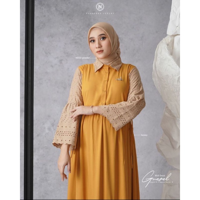 Jual Guezel Midi Dress Nadheera Luxury | Shopee Indonesia