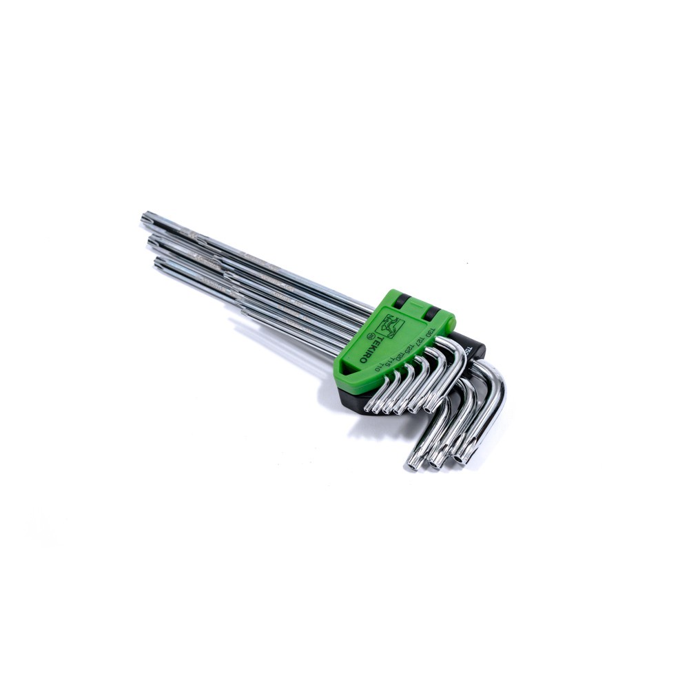 Jual .TEKIRO SET KUNCI L TORX DENGAN LUBANG 9 PCS /KUNCI L BINTANG SET LUBANG / TOOLS - ALAT ...