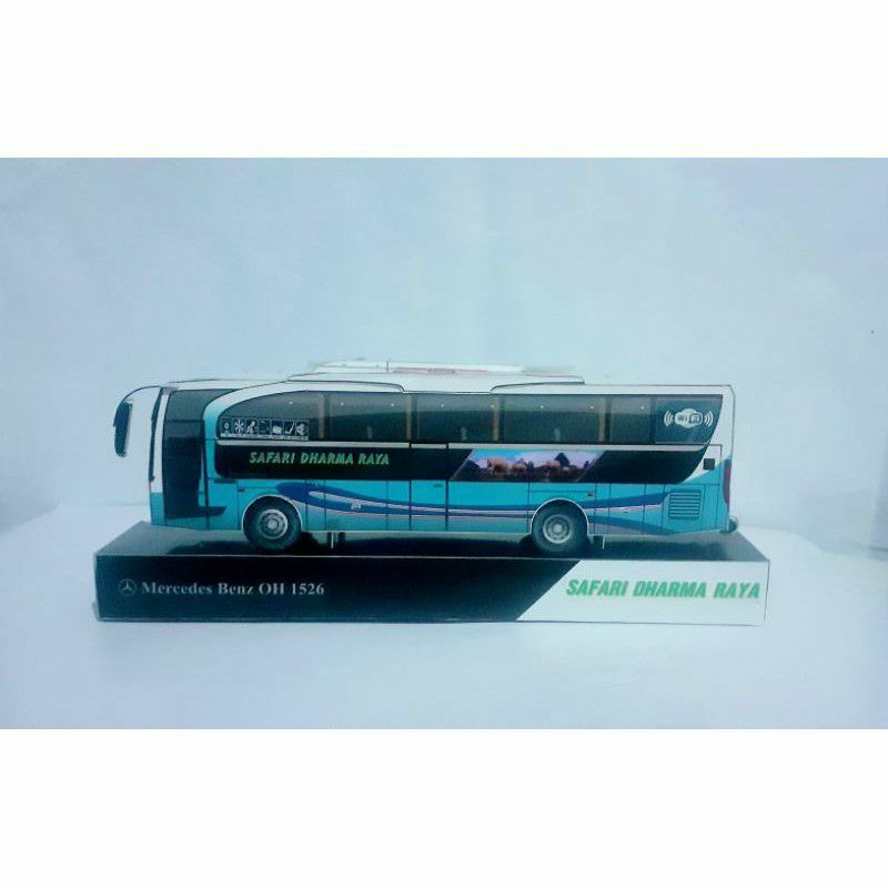 Jual Miniatur Papercraft Bus SAFARI DHARMA RAYA | Shopee Indonesia
