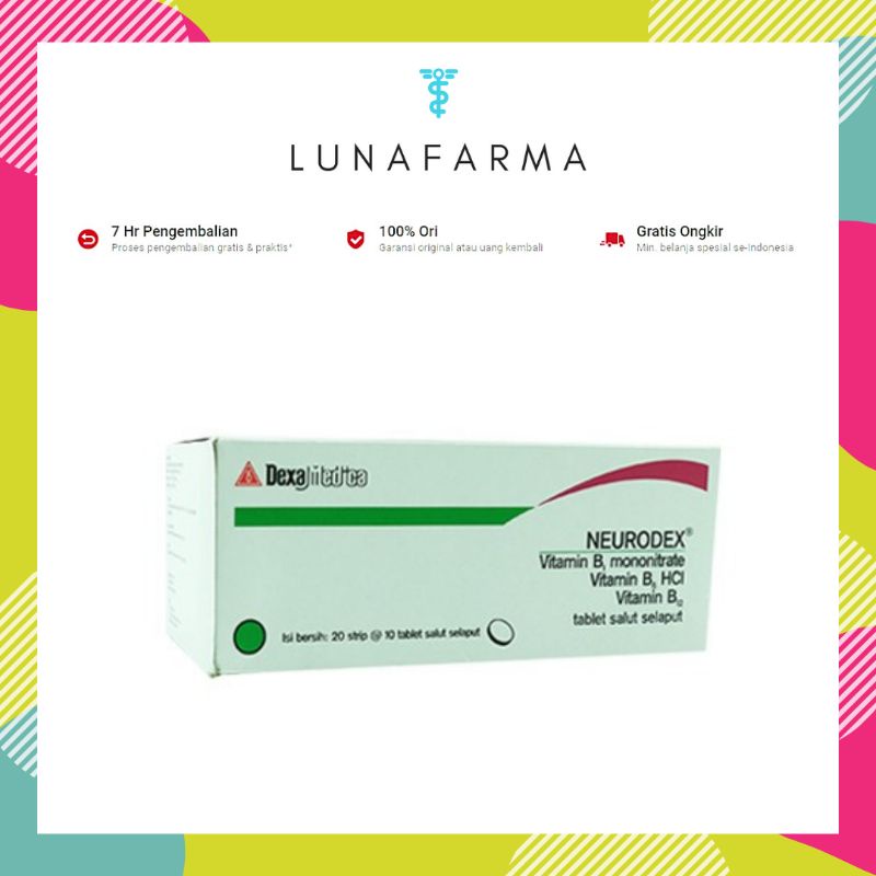 Jual Neurodex Tablet Vitamin B1, B6, dan B12 | Shopee Indonesia