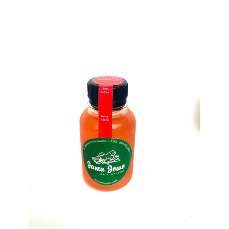 Jual Jamu Mini Rosella Botolan 130 mL (gojek & grab only) | Shopee ...