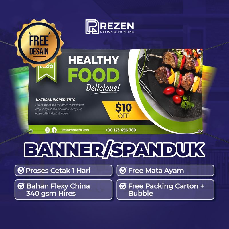 Jual Gratis Desain Banner Spanduk Outdoor Flexy China 340 Hi Res ...