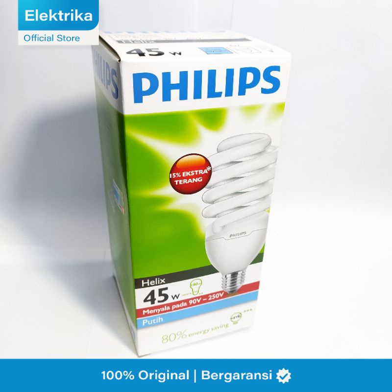 Jual Lampu Spiral PHILIPS Helix 45W/45 Watt | Shopee Indonesia