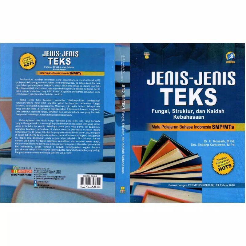 Jual Original Buku Jenis Jenis Teks - Mata Pelajaran Bahasa Indonesia ...