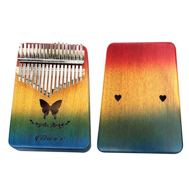 Jual Alat Musik Kalimba Thumb Piano Musical Toys 17 Note Butterfly ...