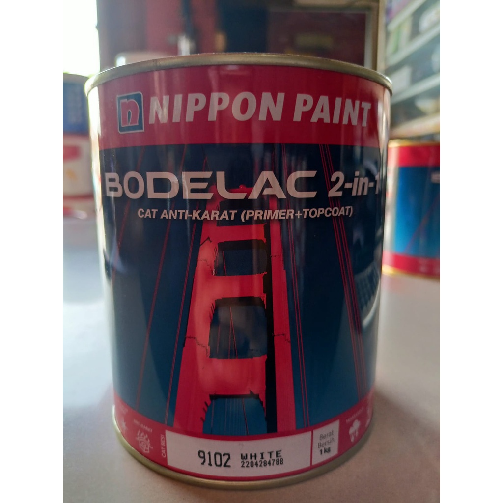 Jual CAT MINYAK KAYU & BESI ANTI KARAT BODELAC 2 IN 1 NIPPON PAINT (1 ...