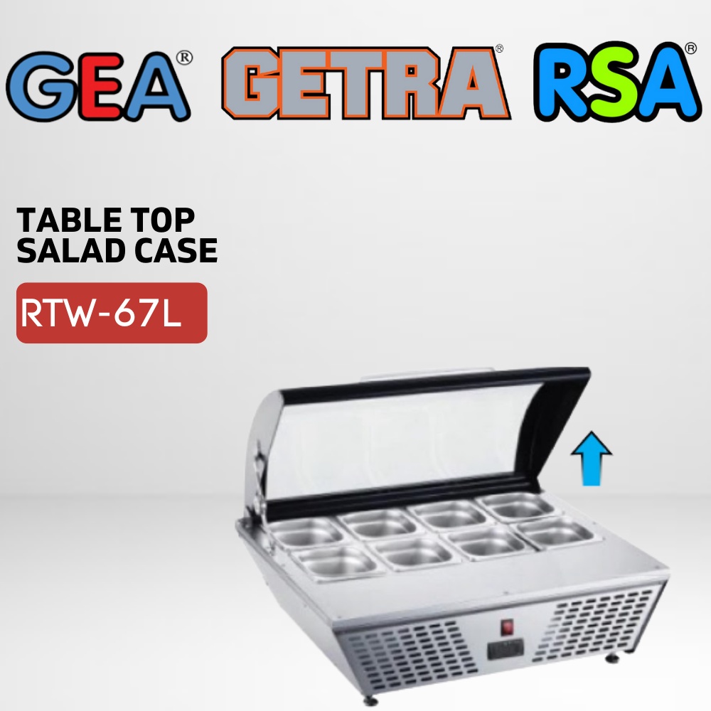 Jual GEA RTW-67L COUNTER TOP SALAD CASE / TEMPAT SALAD HOTEL / SALAD ...