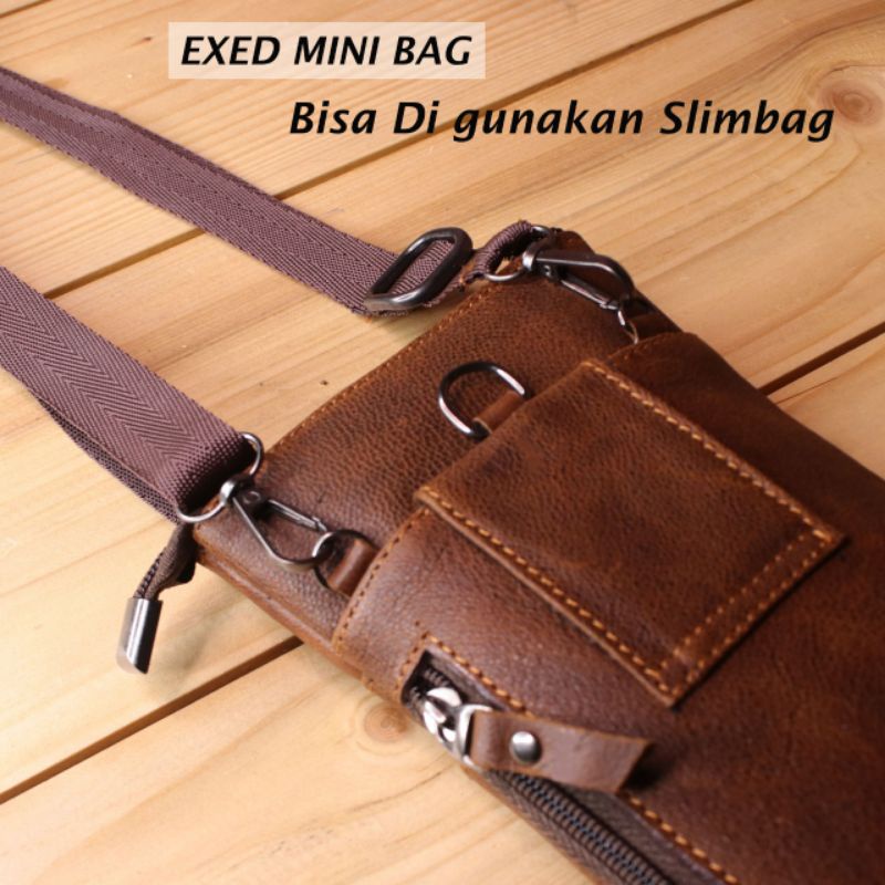 Jual Tas Hp Kulit Asli Multifungsi Bisa Untuk Pinggang/Gesper/Selempang | Shopee Indonesia