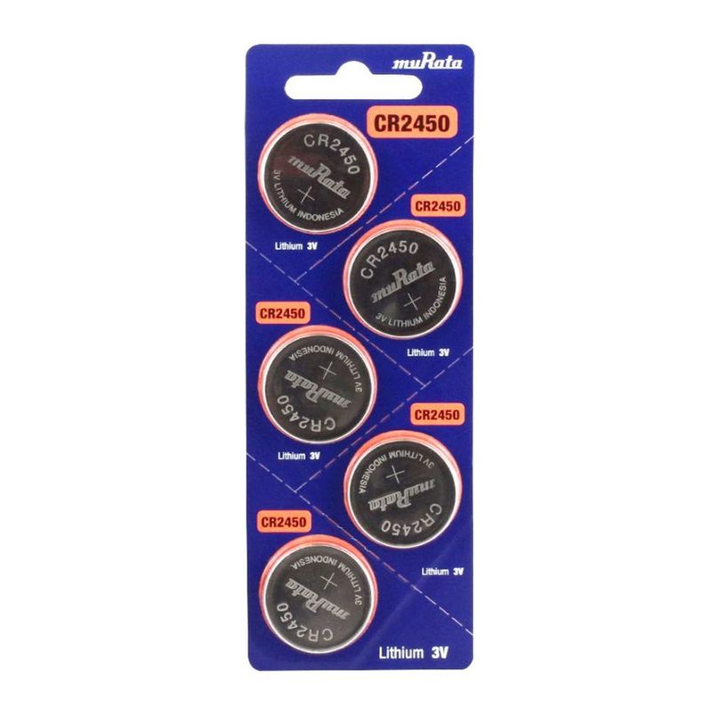 Jual BATERAI JAM MURATA CR 2450 3VOLT ORIGINAL PER 1 BIJI | Shopee ...