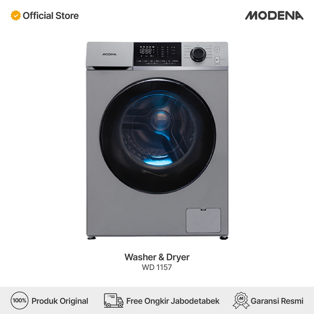 Jual MODENA Washing Machine & Dryer - WD 1157 | Shopee Indonesia