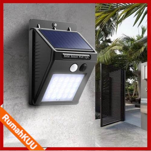 Jual Lampu Taman Tenaga Surya KOTAK Sensor Motion Lampu Tembok Solar ...