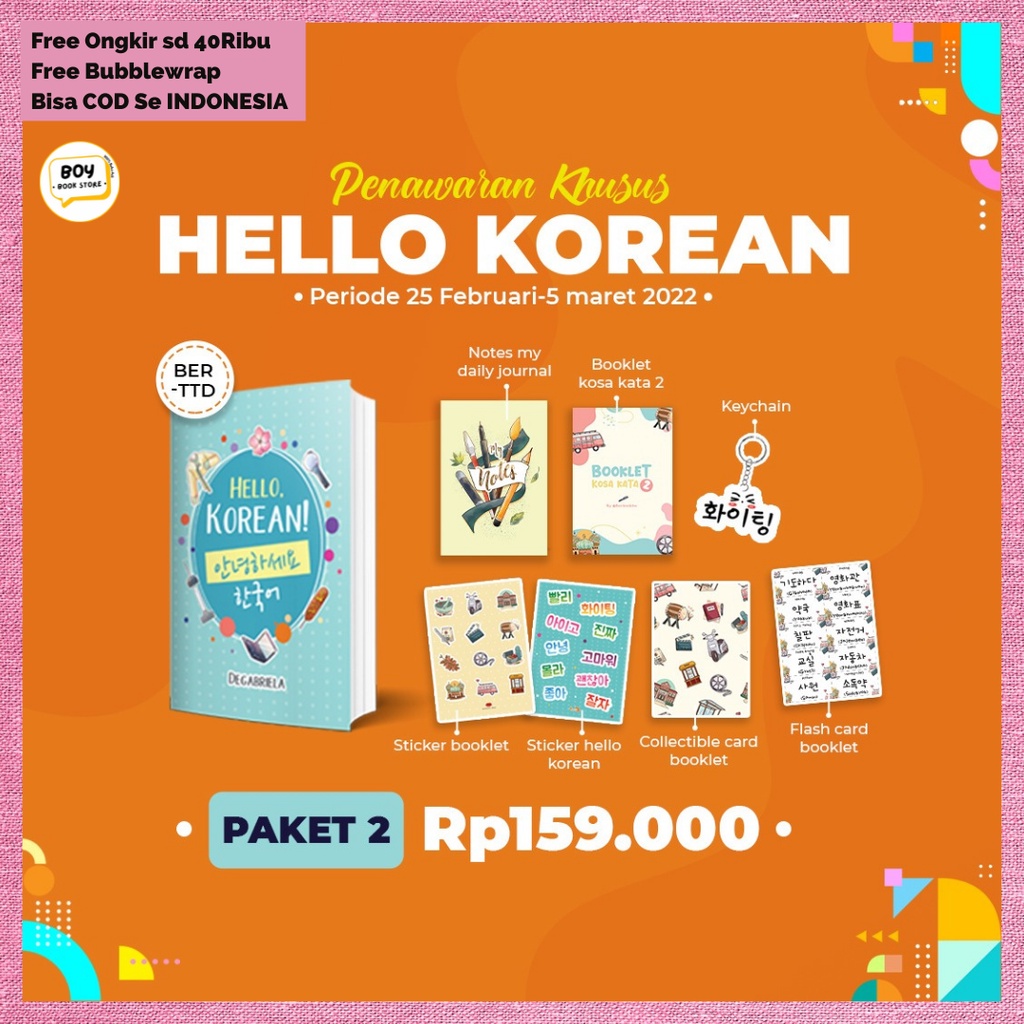 Jual Hello, Korean Funtastic Korean Dear Oppa - Borassaem | Shopee Indonesia