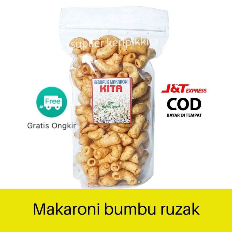 Jual CEMILAN MAKARONI BUMBU RUZAK | KEKINIAN | MAKANAN RINGAN | JAJANAN ...