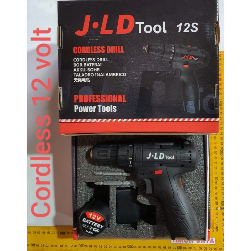 Jual Jld Cordless Driver Drill Mesin Bor Baterai Obeng Elektrik 12v 12s