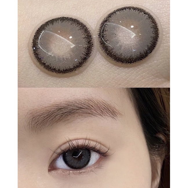 Jual Softlens Grey Natural 14,5mm Normal Beda Minus Lensa Kontak Abu ...