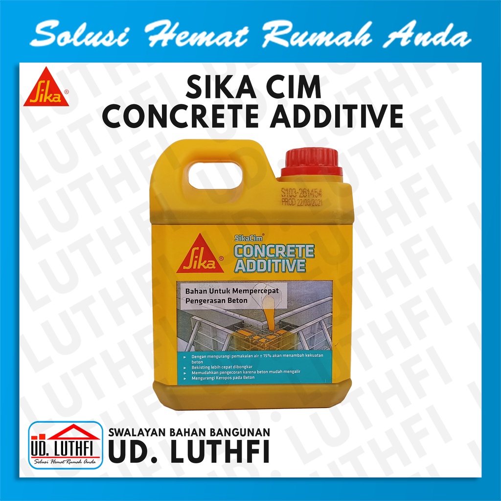 Jual SikaCim Concrete Additive 900ml Obat Cor Beton Cepat Keras | Shopee Indonesia