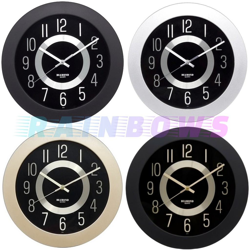 Jual Jam Dinding Diamond (232-8) - Luxury Type (Quartz) | Shopee Indonesia