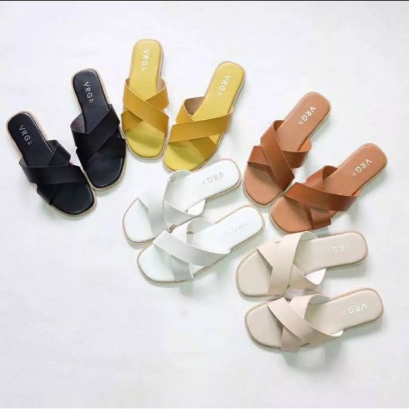 Jual sandal teplek wanita Sintetis Silang murah | Shopee Indonesia