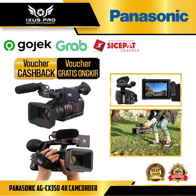 Jual Panasonic AG-CX350 4K Camcorder - Professional Camera Recorder ...