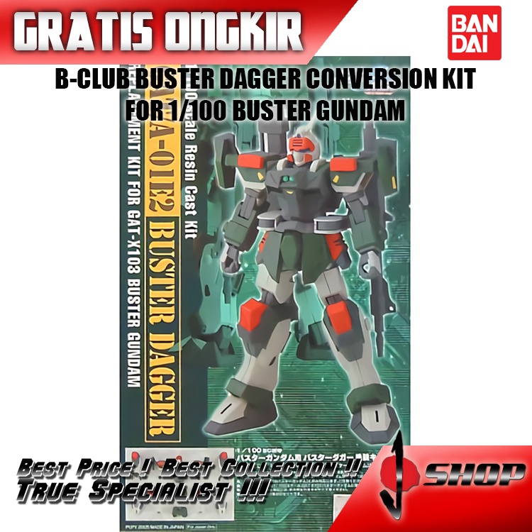 Jual B-CLUB BUSTER DAGGER CONVERSION KIT FOR 1/100 BUSTER GUNDAM ...