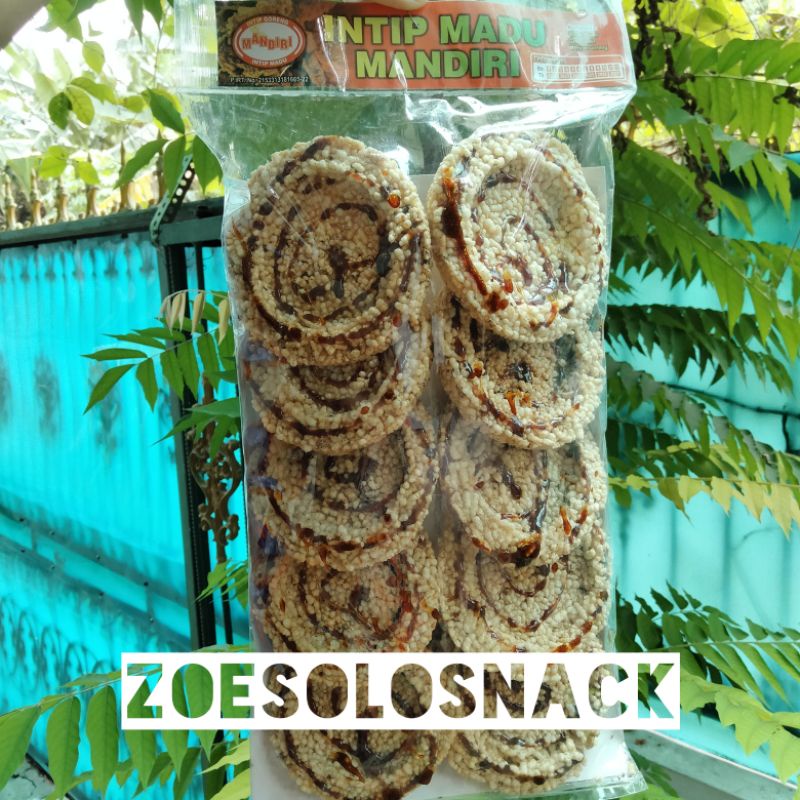 Jual Intip Madu Isi 10 Snack Oleh-Oleh Khas Solo Cemilan Gurih Manis ...