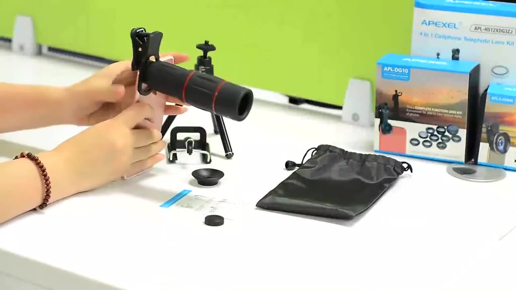 Jual EZPZ APEXEL Lensa Zoom HP Lens Kamera Tele Zoom HP 18X ZOOM LENSA ...