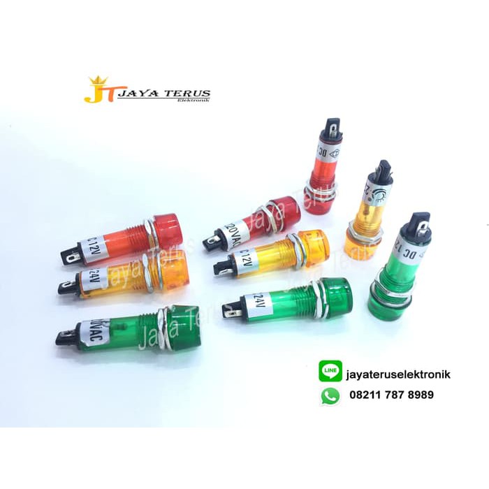 Jual Pilot lamp 12mm 24v/Pilot lamp/Pilot LED/Pilot lamp 24v/Pilot ...