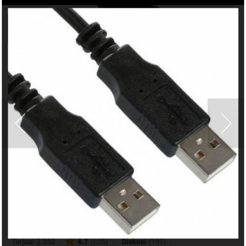 Jual kabel usb to usb male to A-A cowok usb 1.5meter hp | Shopee Indonesia