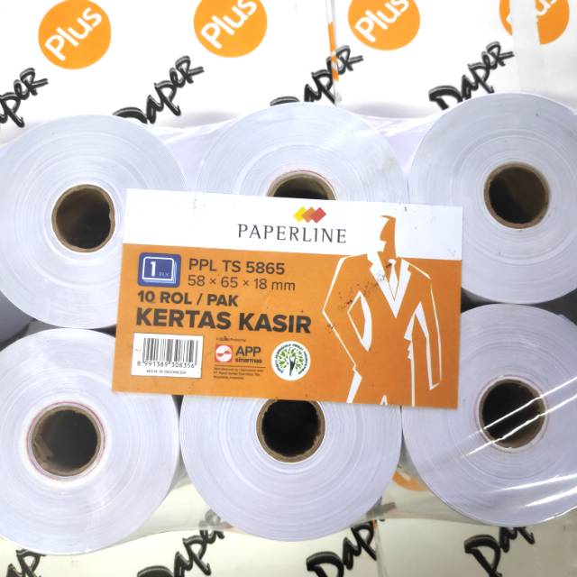 Jual Kertas Kasir / Kertas Kalkulator PAPERLINE 58X65 | Shopee Indonesia