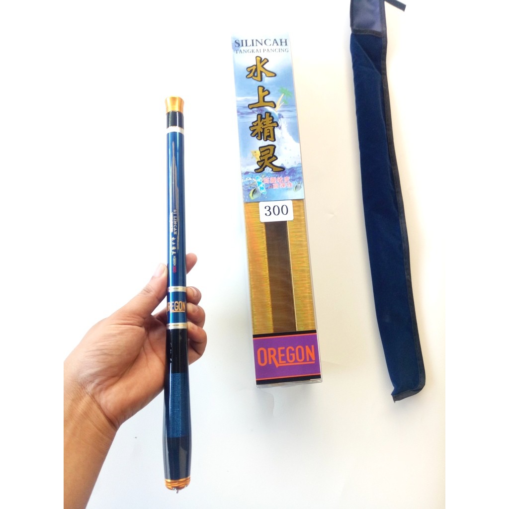 Jual Joran Tegek Oregon Silincah Ruas Pendek carbon tanpa box mika ...