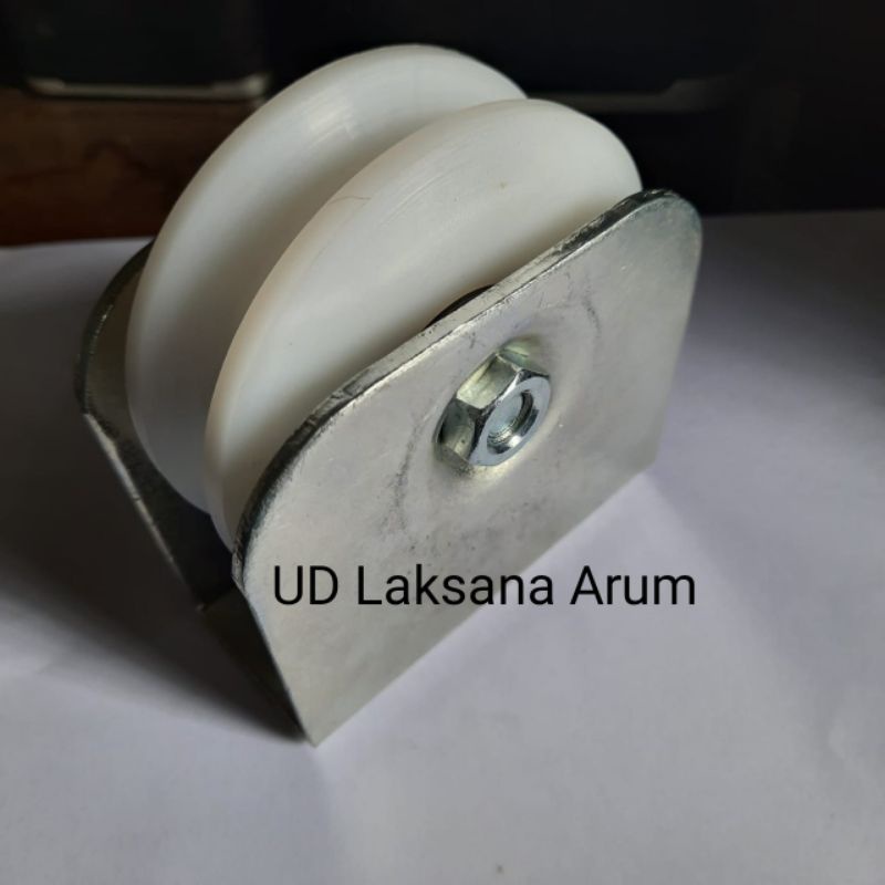 Jual Roda nilon ukuran 10cm / Rel Bulat (U) | Shopee Indonesia