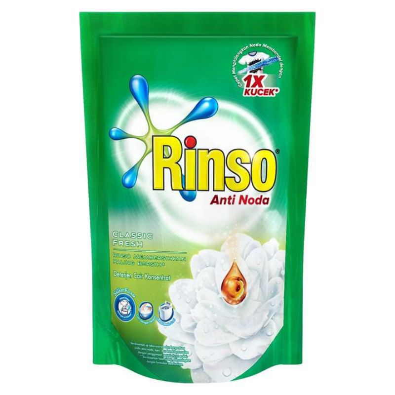 Jual RINSO ANTI NODA + MOLTO DETERJEN CAIR ISI ULANG 750ml - RINSO ...