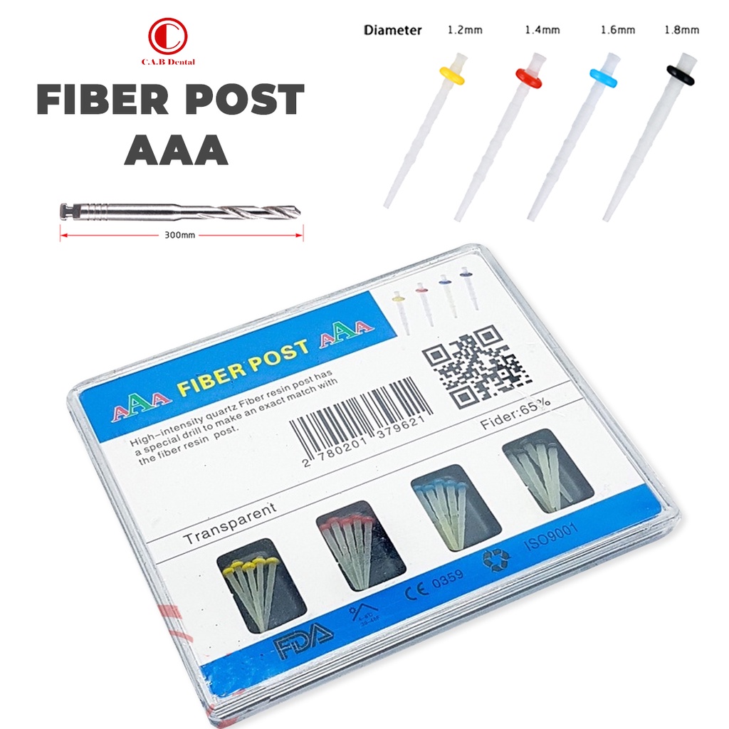 Jual ENDO FIBER POST CHINA ( AAA ) SET / FIBERPOST PASAK GIGI SET ...