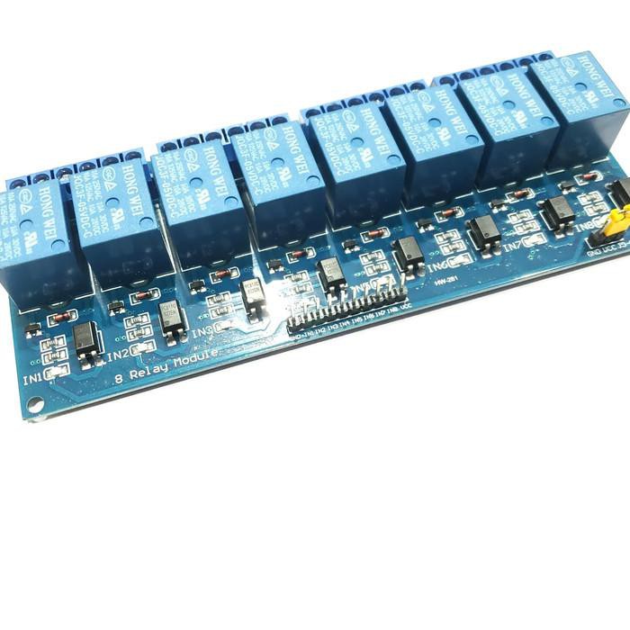 Jual 8 Channel 5V Relay Module Board Shield untuk PIC AVR DSP ARM ...