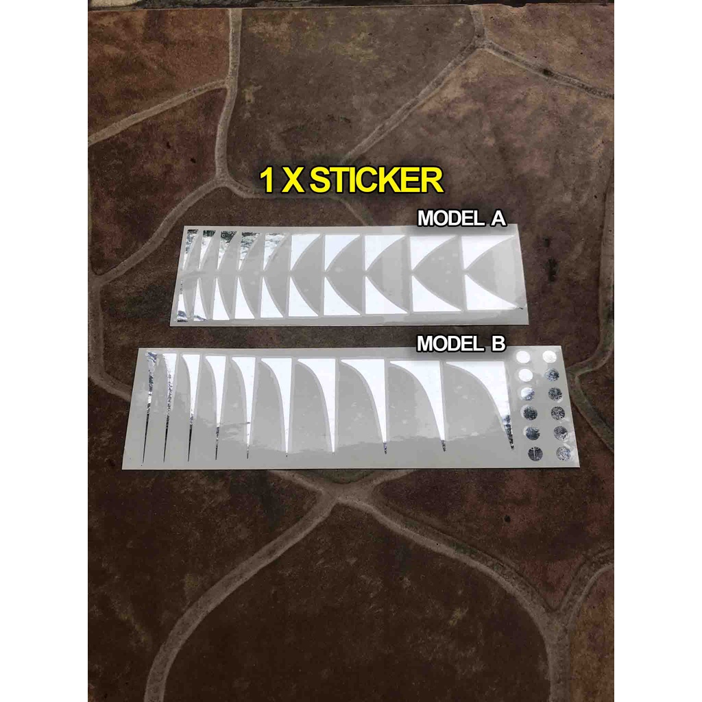 Jual Dave Mustaine Sticker Inlay Gitar Akustik Fretboard Shark Fin ...