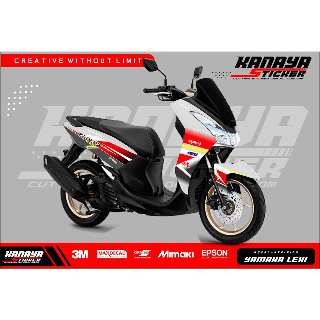 Jual DECAL YAMAHA LEXI / STICKER DECAL LEXI / STIKER LEXI / DECAL ...