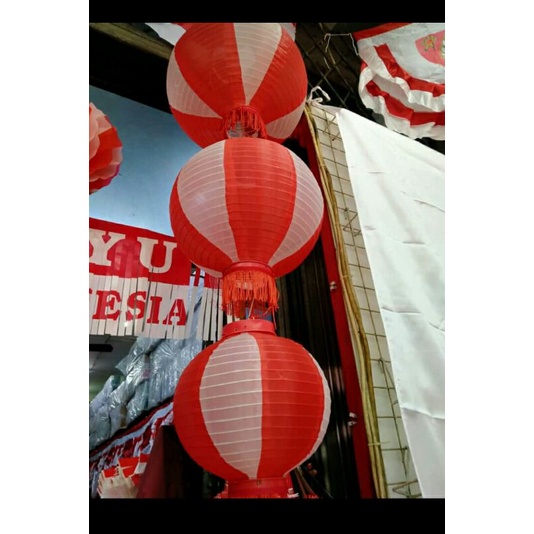 Jual Lampion merah putih untuk hut kemerdekaan BENDERA MERAH PUTIH ...