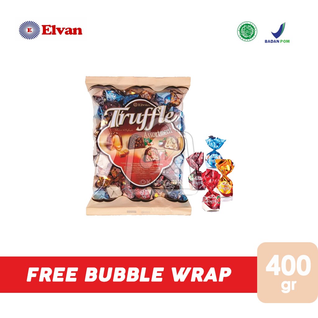 Jual Elvan Chocolate Truffle / Cokelat Turki Snack (400 gr) | Shopee ...