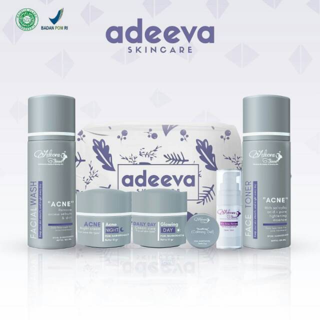Jual ADEEVA SKINCARE BPOM ORIGINAL ( Paket Acne Complete ) | Shopee Indonesia