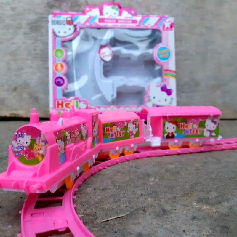 Jual Mainan Kereta Api Hello Kitty Anak Edukatif - Rail Train Edukasi ...