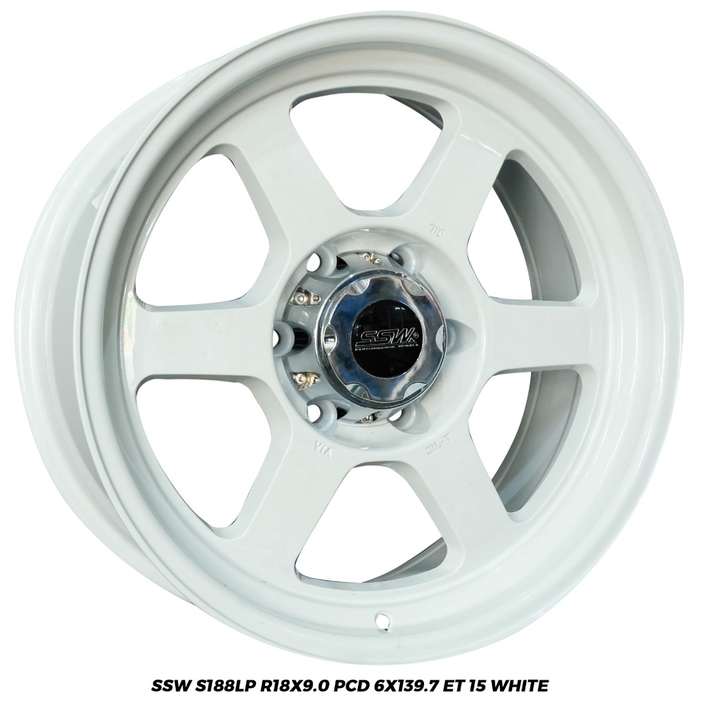 Jual Velg Mobil TE37 SSW S188LP Ring 18x9.0 Pcd 6x139.7 ET.15 White ...