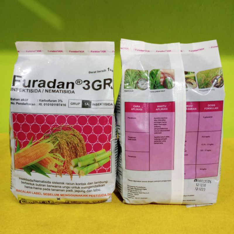 Jual Insektisida/Nematisida Furadan 3GR Kemasan 1 kg | Shopee Indonesia