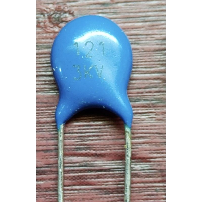Jual kapasitor keramik ceramic capacitor high volltage 120pf 3kv ...