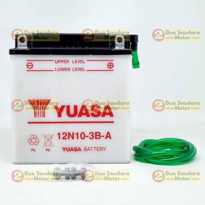Jual Aki Accu Yuasa 12N10-3B Basah Motor Roda Tiga Viar Karya | Shopee Indonesia